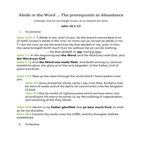 Abide | PDF