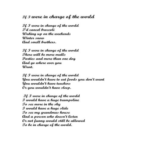 Abigail's poems | DOC