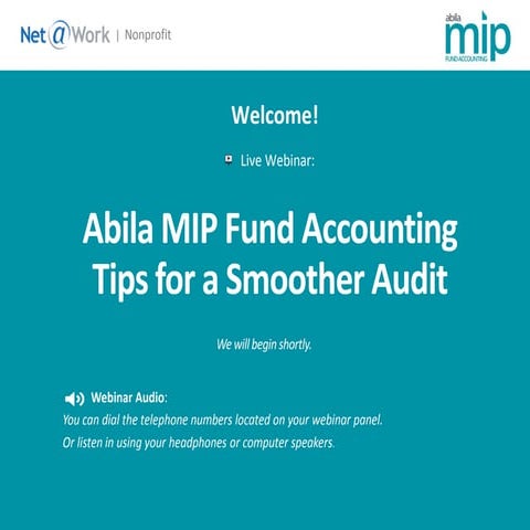 Tips for a Smoother Audit with Abila MIP | PDF | Web Conferencing | Computer Software and ...