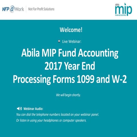 Abila MIP Year-End Tax Reporting Overview | PPT