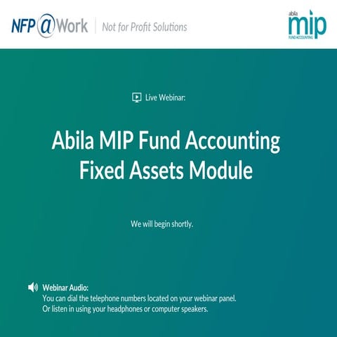 Abila MIP Fixed Assets Module | PDF