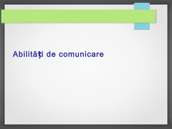 Tipurile de comunicare | DOCX