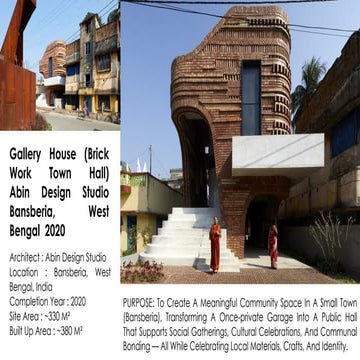 ABIN DESIGN STUDIO GALLERY HOUSE brick case study material case study ...
