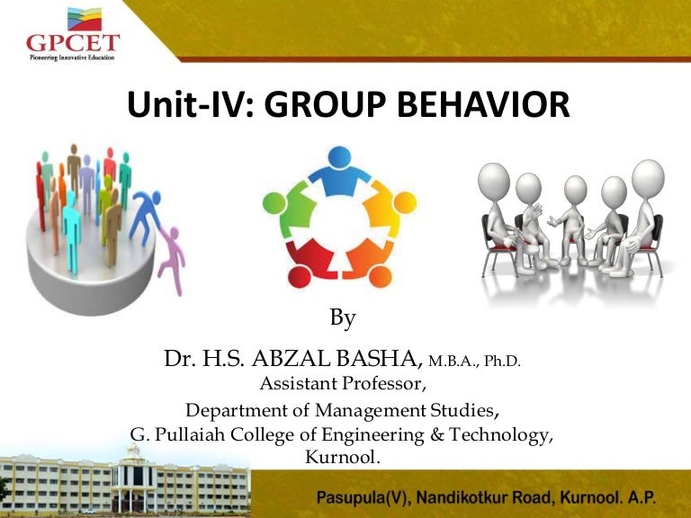 Group Behaviour group-behaviour