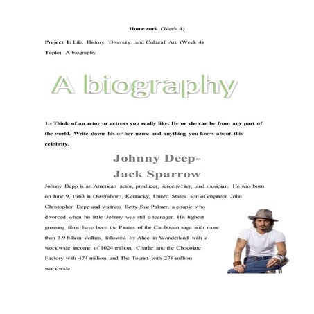 A biography- Johnny Depp.docx