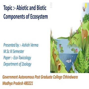 Abiotic and Biotic Components of Ecosystem by Ashish Verma.pptx