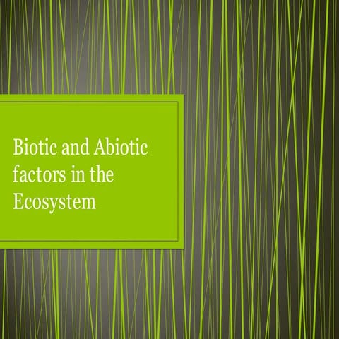 Environmental factors that affecting plant growth] | PPTX