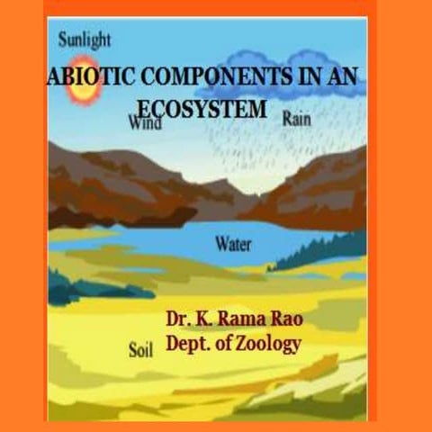 Abiotic factors in an ecosystem | PPTX