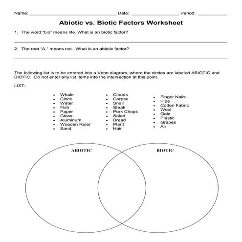 Abiotic vs Biotic Worksheet.doc