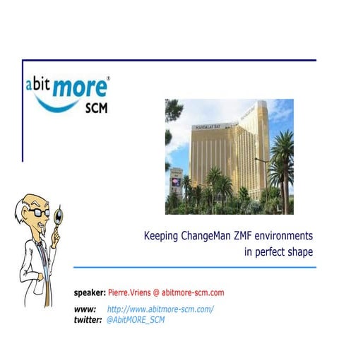 Keeping ChangeMan ZMF environments in perfect shape | PDF | Computing | Technology & Computing