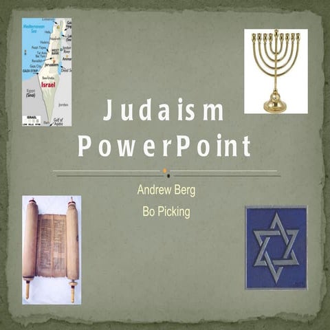 Andrew and Bo Judaism Project | PPT