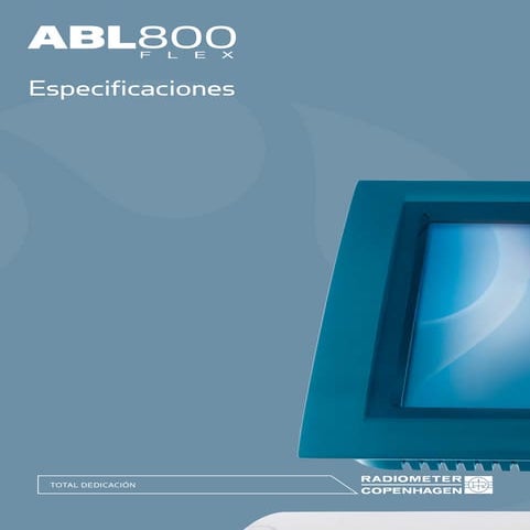 RADIOMETER ABL800 FLEX especificaciones | PDF