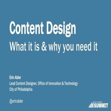 Content Design: What it is & why you need it | PPTX