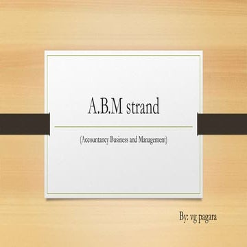 ABM STRAND | PDF