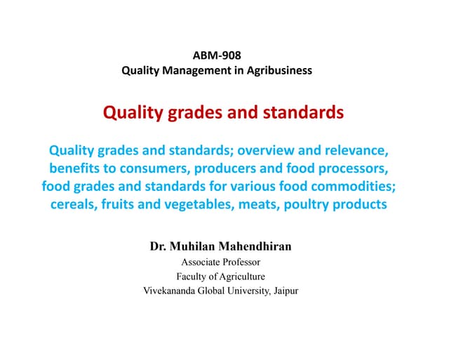 Sorting and Grading | PDF