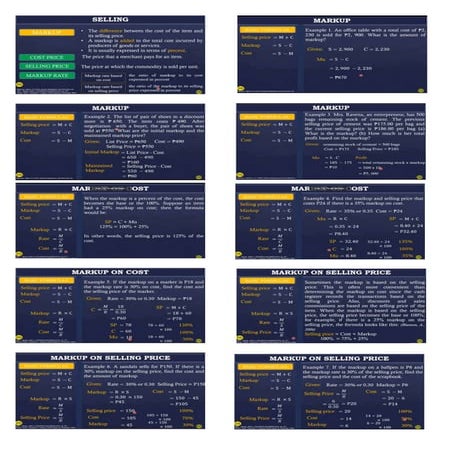 ABM BUSINESS MATH HANDOUTS SELLING PRICE.docx | Business | Business and ...