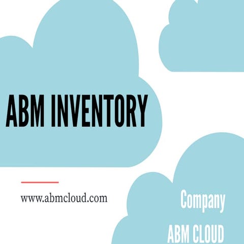 Software ABM Inventory | PPTX | Logistics | Business