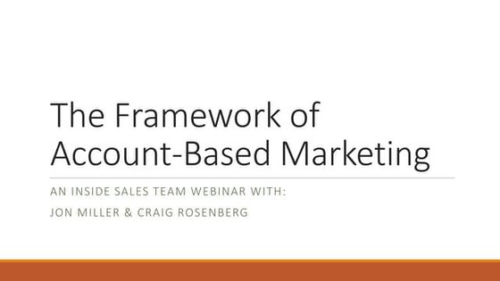 Account based-marketing | PDF | Marketing and Advertising | Business