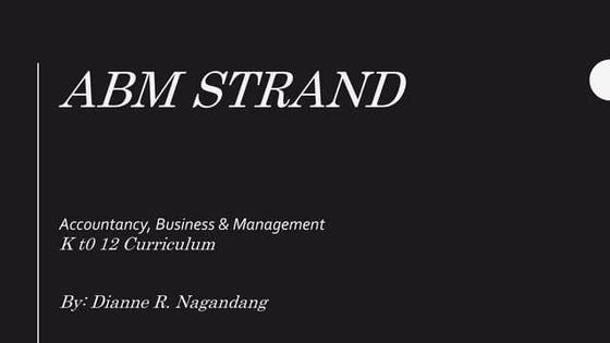 ABM Strand | PPTX