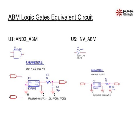 ABM Logic Gates Equivalent Circuit | PPTX