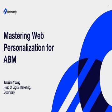 Mastering Website Personalization for ABM | PPT