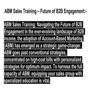 Guide to a B2B Sales Training Programs That all Companies Should Follow ...