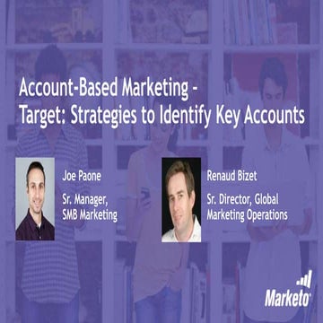 Target: Strategies to Identify Key Accounts | PPTX | Computer Software ...