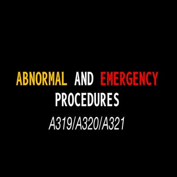 A320 normal-procedures | PDF