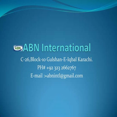 Abn International | PPTX