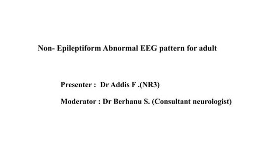 Recognition of abnormal EEG. | PPT