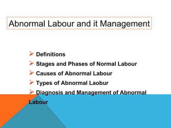 Stages of Normal Labor- easy explanation | PPT