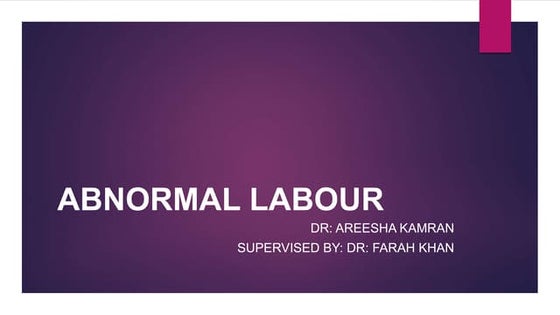 Abnormal+labour | PPT
