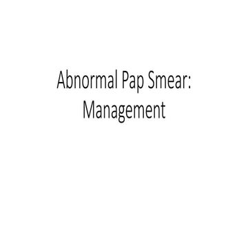 Management of Abnormal Pap Smear .pptx