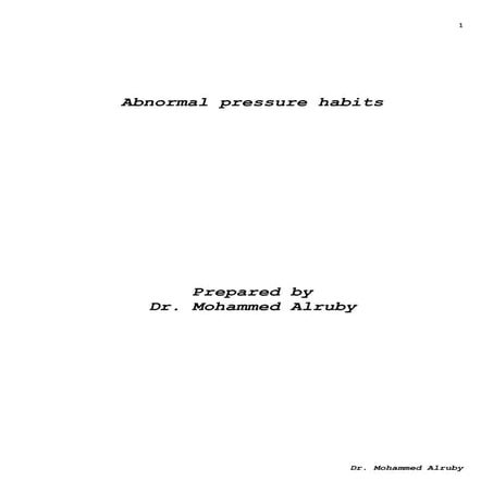 abnormal pressure habits.docx