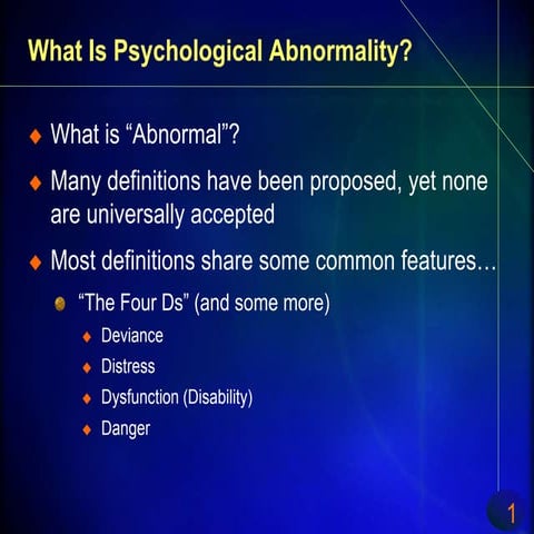 history of abnormal psych p1_12 | PPT