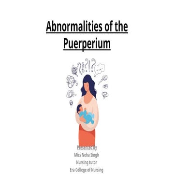 Abnormal Puerperium for nursing students.pptx