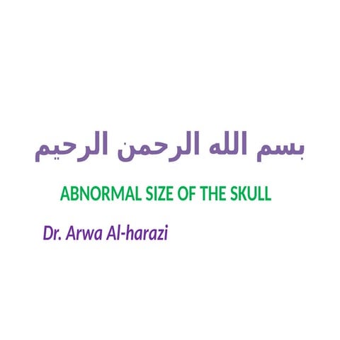 abnormal size and shape of the head 2017-2018.pptx