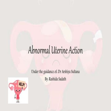 Abnormal uterine action | PPT
