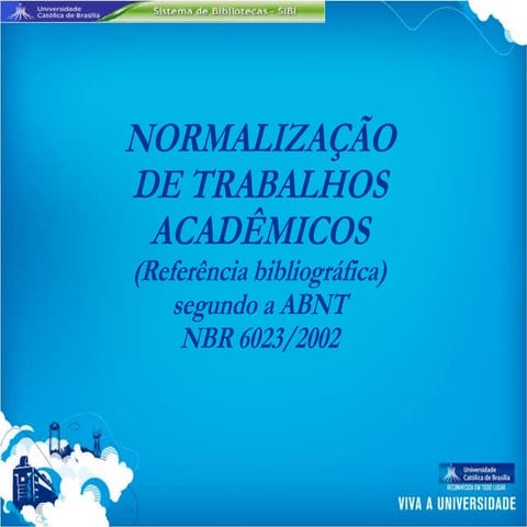 Slide= Normas da ABNT | PPT