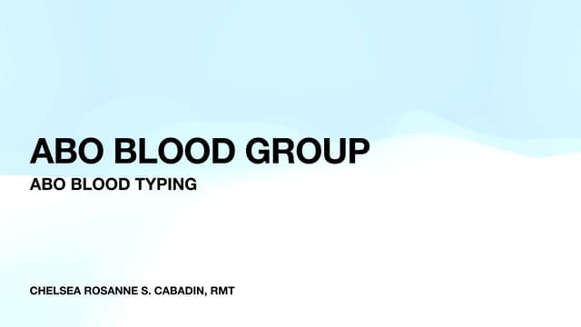TUBE METHOD BLOOD GROUP. abo rh postitivepptx | PPTX