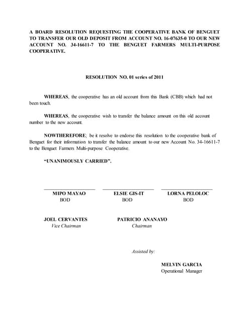 Note and format on circular resolution under the companies act 2013 ...