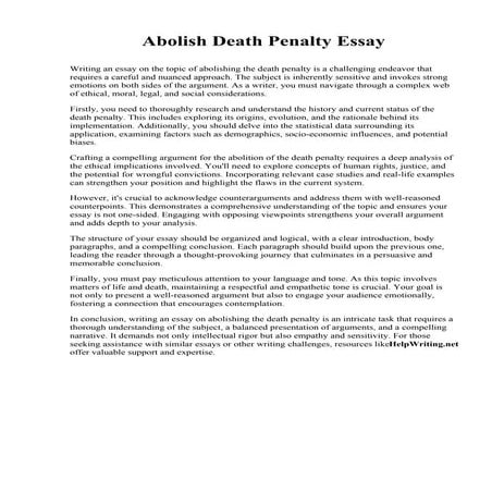 Abolish Death Penalty Essay.pdf