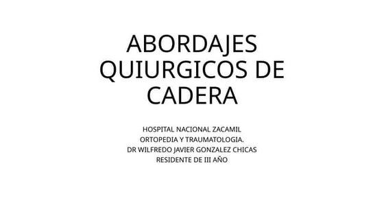 Abducción y aduccion de cadera.ppt completo | PPT