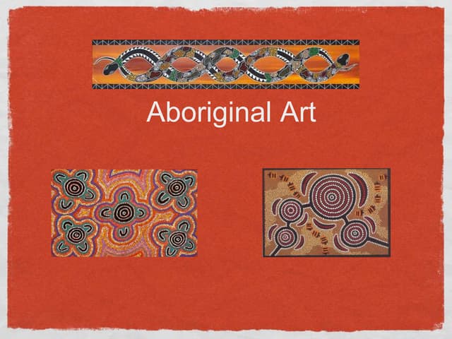 Aboriginal Art Powerpoint | PPT | Painting | Arts and Crafts