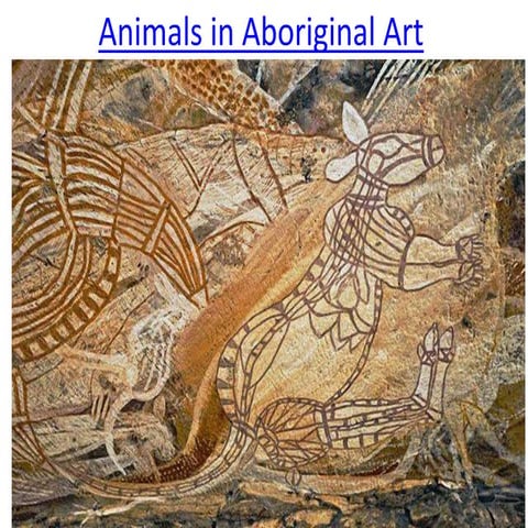 Aboriginal art animals | PPTX