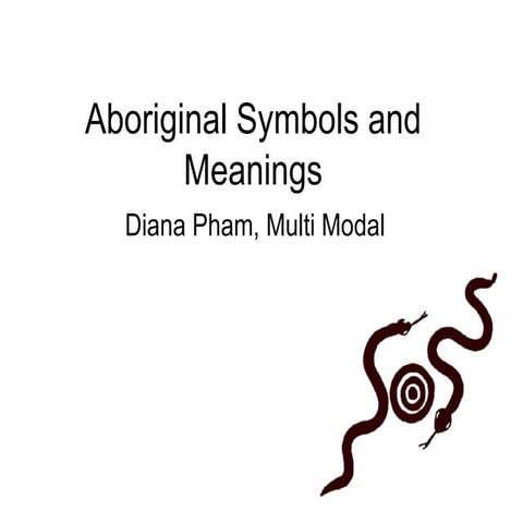 Aboriginal Symbols And Meanings | PPT