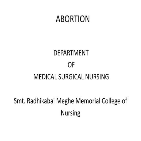 Abortion | PPTX