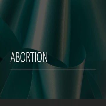 abortion presentation sex education awareness | PPTX