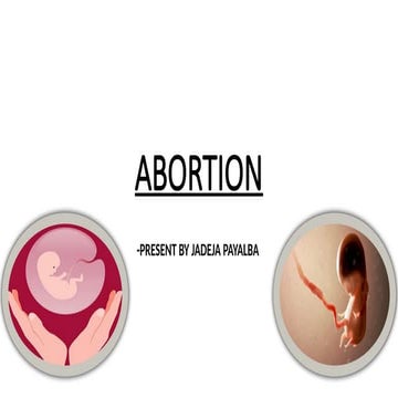 Presentation on abortion | PDF