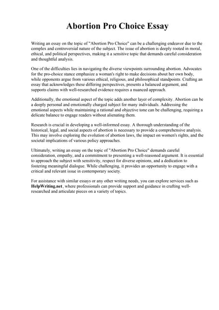 Argument Essay About Abortion.pdf